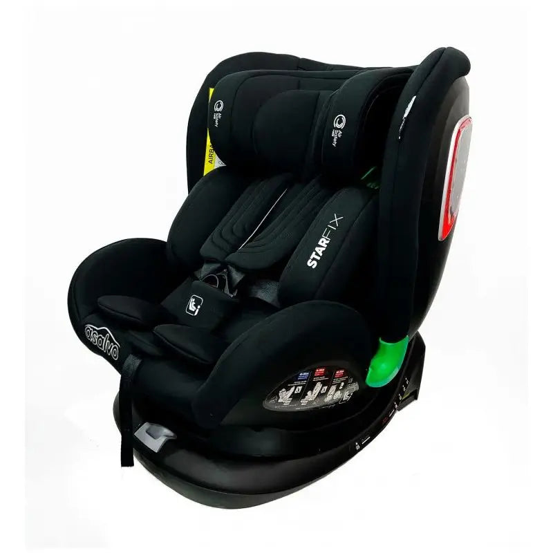 Buy Asalvo Car Seat I-Size Star Fix Black at the best price.