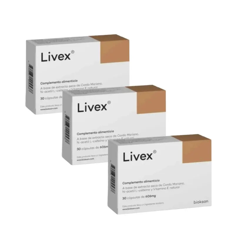 Buy Bioksan Pharma Livex, 3X30 Capsules at the best price.