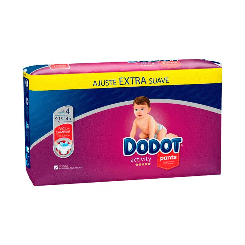 Buy Dodot Pants Activity Nappy Extra Jumbo Size 4 (9-15 Kg), 45 units ...