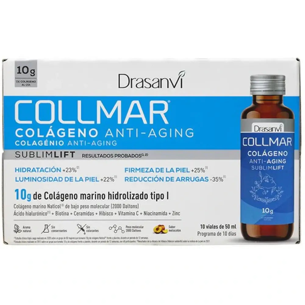 Buy Drasanvi Collmar Collagen Antiaging Sublimlift Drinkable Peach, 10 ...
