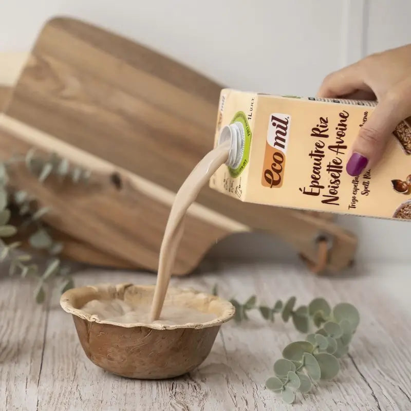 Buy Ecomil Spelt Rice Hazelnut Oats Bio, 1 l at the best price.