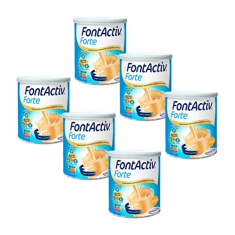 Buy FontActiv Pack Forte Vanilla, 6x800 gr at the best price.