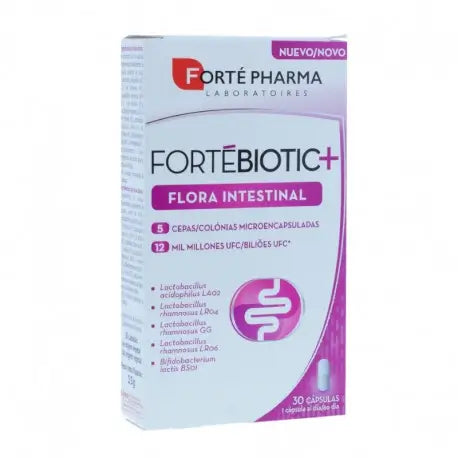 Buy Forte Pharma Fortebiotic+ Intestinal Flora 30 Caps at the best price.