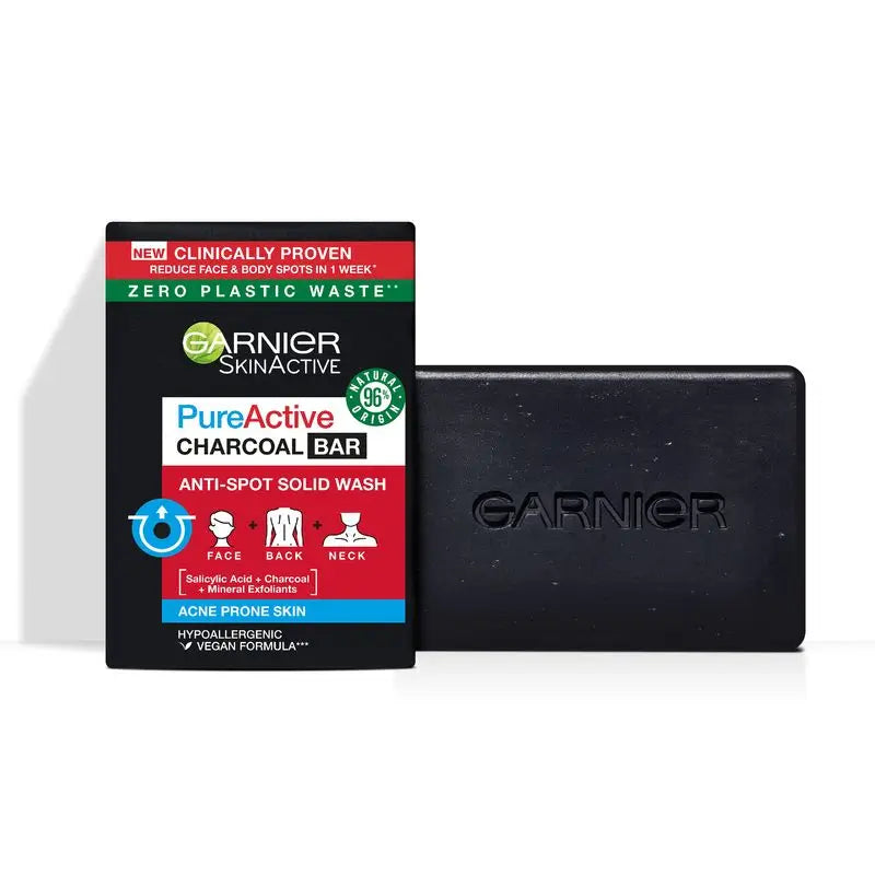 Buy Garnier Pure Active Anti-Pimple Solid Soap With Charcoal And ...
