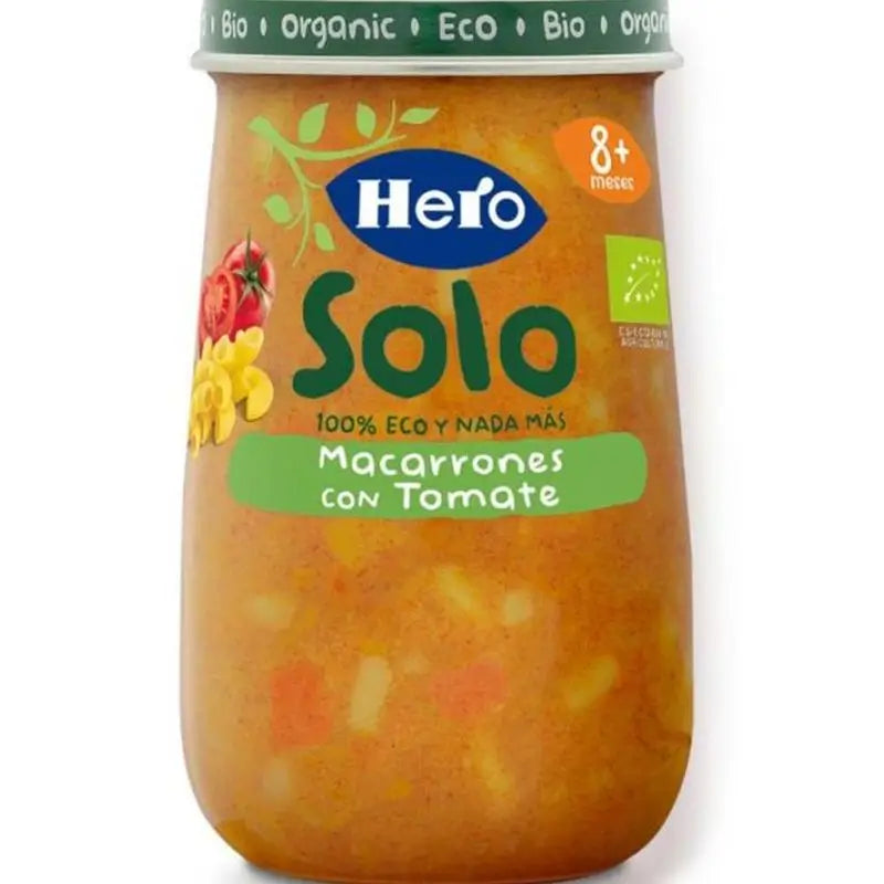 Buy Hero Baby Tarrito Eco Hero Solo Macaroni With Tomato, 190g 1 at the best price.