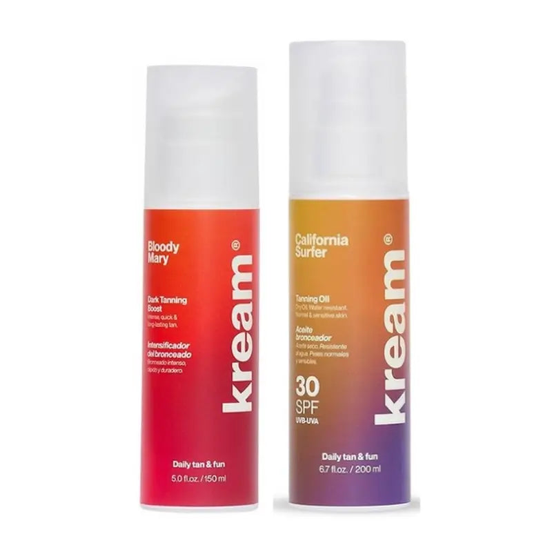 Buy Kream Kream Pack Bloody Mary Tanning Activator, 150 Ml + Kream Tanning Oil Spf30 California ...