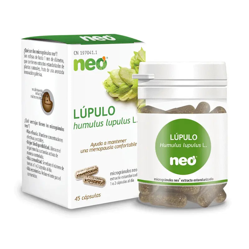 Hops 45 Neo capsules to support the menopausal period