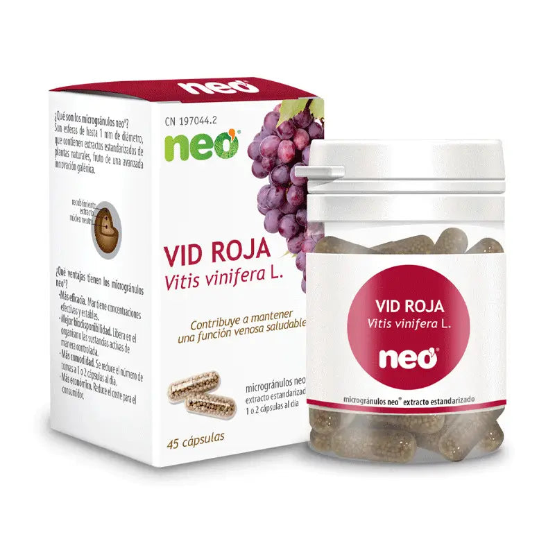 Neo Red Vine, a supplement to treat symptoms of venous disorders