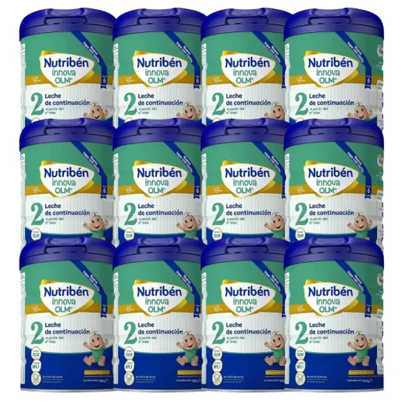 Buy Nutribén Innova 2 Leche Continuación, 12 X 800 gr at the best price.