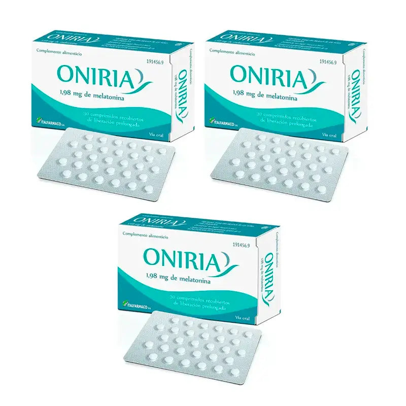 Buy Oniria Lib Prol Nutraceutical 1,98 mg Pack 3 x 30 tablets at the ...