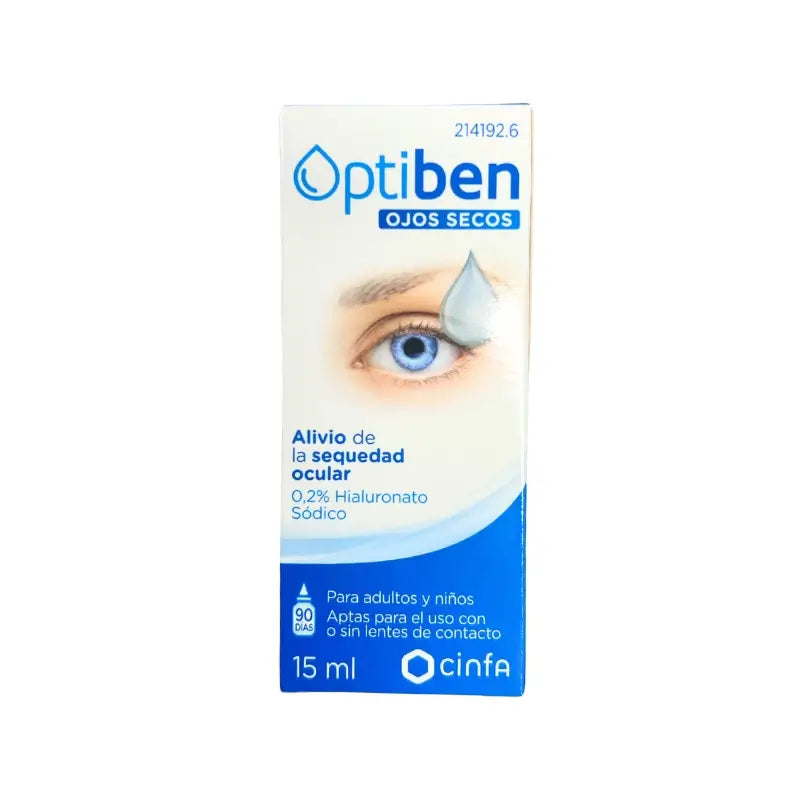 Optiben Dry Eyes 15 ml - Farmaciasdirect
