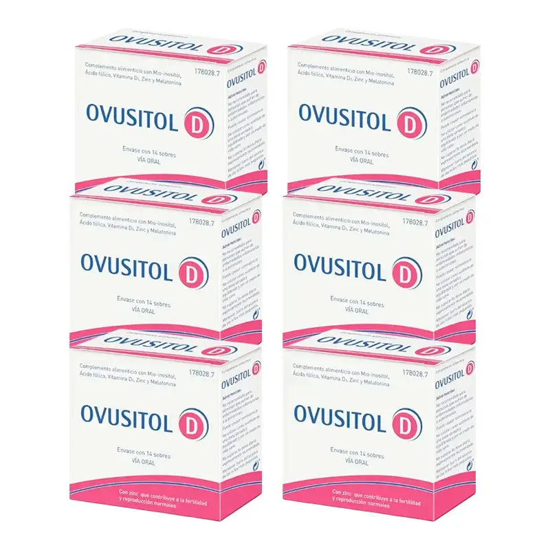 Buy Ovusitol D, Pack 6 x 14 Sachets at the best price.