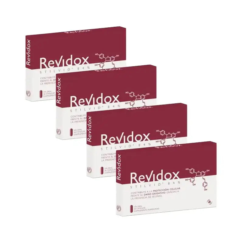 Buy Revidox Stilvid, Pack 4 x 30 Capsules at the best price.