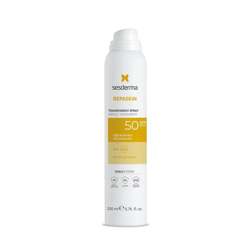 Sesderma Repaskin Fotoprotector Lotion Spray SPF 50 Sensitive Aerosol ...