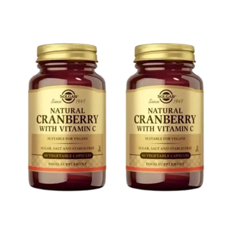 Buy Solgar Cranberry With Vitamin C, 2X60 Veggie Capsules at the best ...