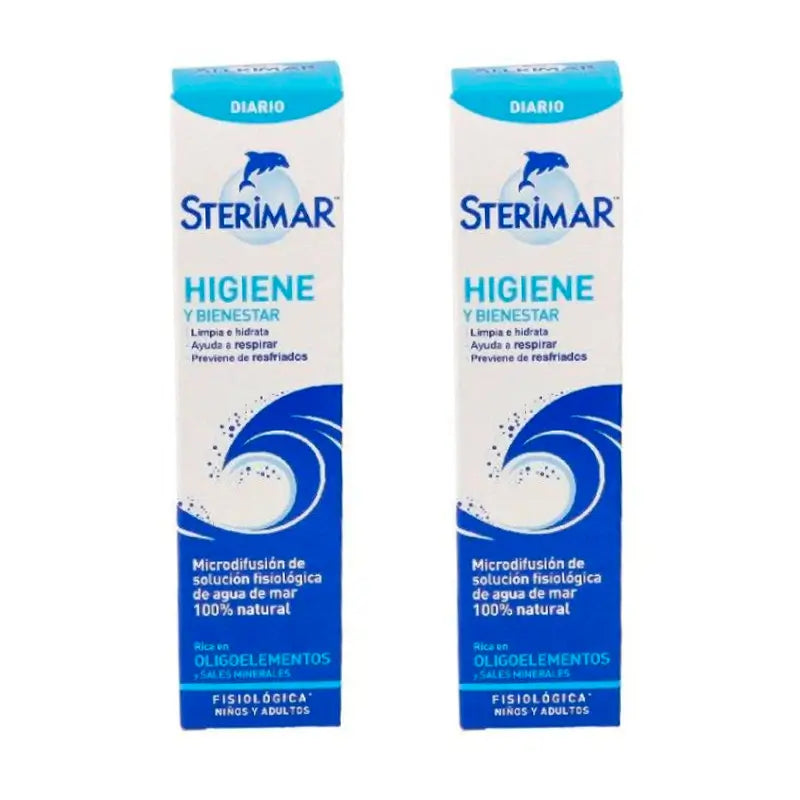 Buy Sterimar Duplo Seawater Physiological Microdiffusion Nasal Hygiene ...