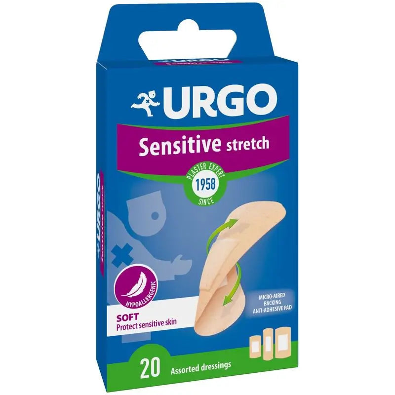 Buy Urgo Sensitive Stretch, 20 dressings at the best price.